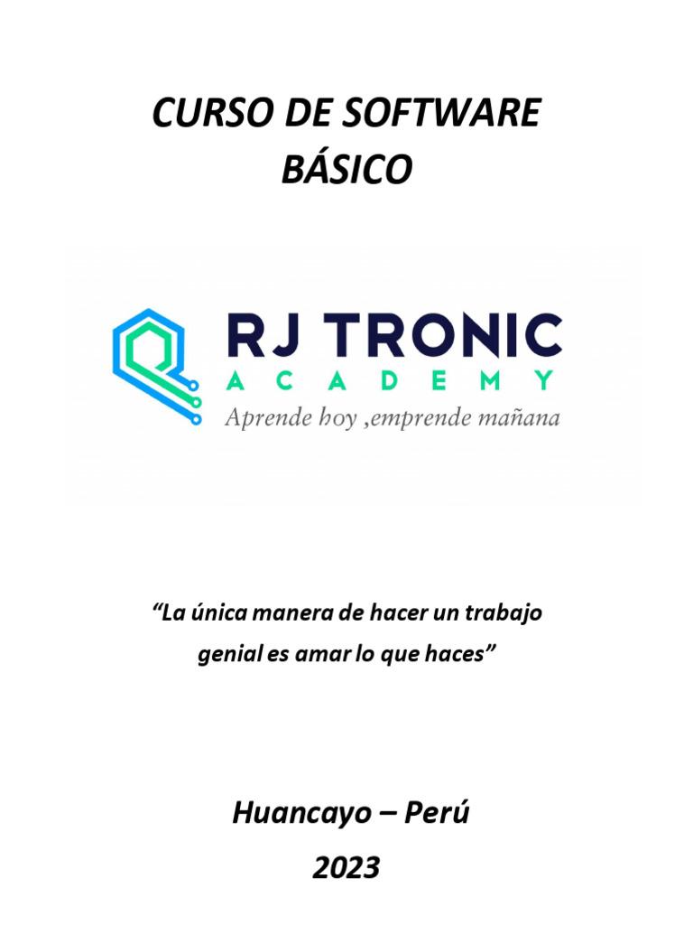 Software Basico RJ TRONIC | PDF | Microprocesador | Hardware de la computadora