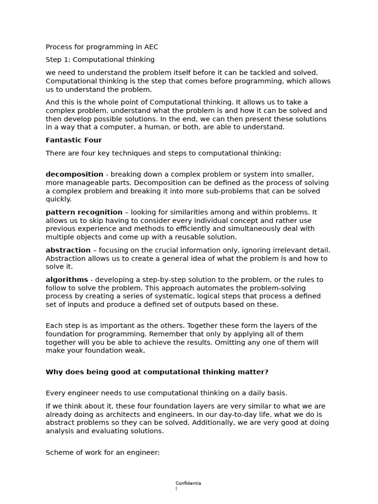 Programming in AEC With Kris | PDF | Applied Mathematics | Computing