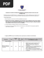 KUHeS 2025/2026 Postgraduate Selection | PDF | Academic Degree ...