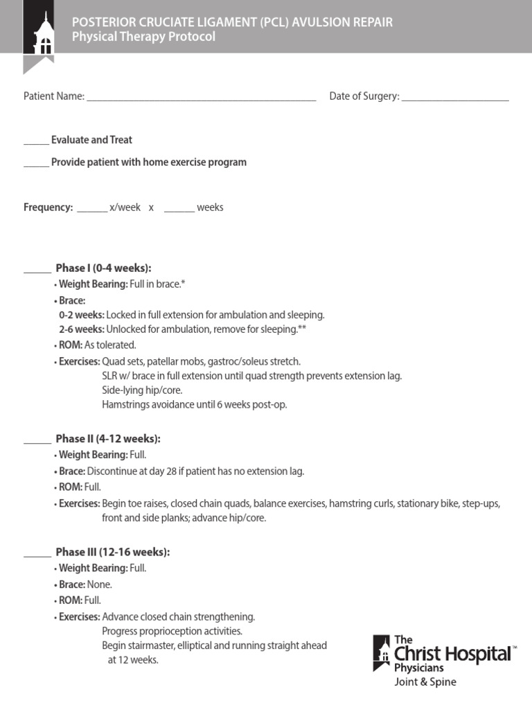 Rao PCL Avulsion Repair r1 | PDF | Musculoskeletal System | Limbs (Anatomy)