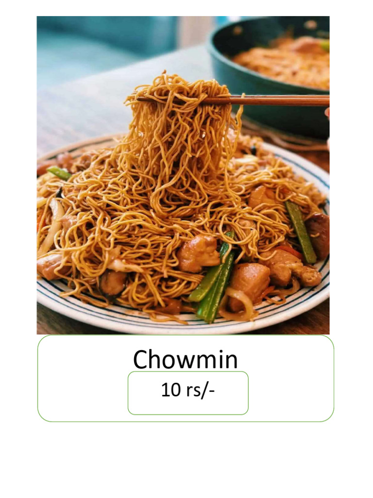 Chowmin | PDF
