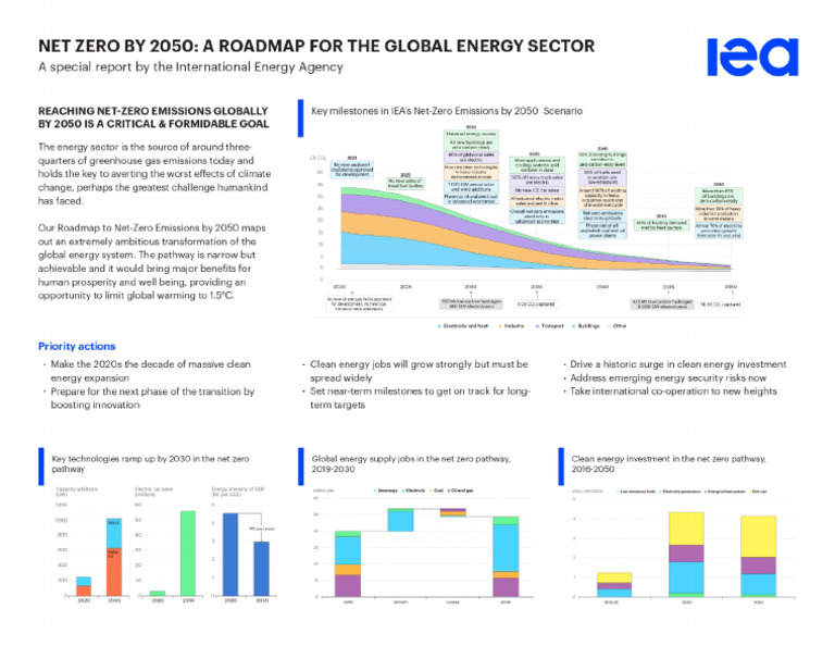 IEA Net Zero by 2050 | PDF