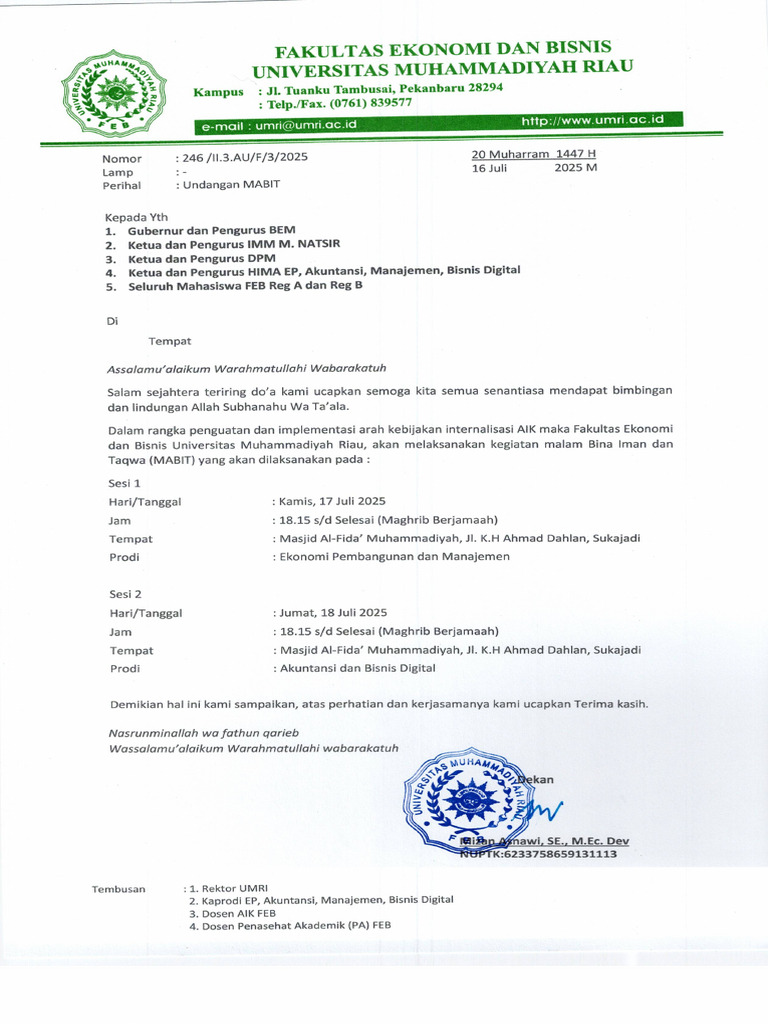 Undangan Mabit | PDF