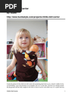 Toddler Car Seat Cover Sewing Guide | PDF | Seam (Sewing) | Sewing