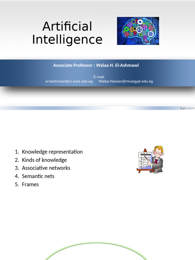 Lect # 3 Knowledge Representation Techniques | PDF | Knowledge | Class (Computer Programming)