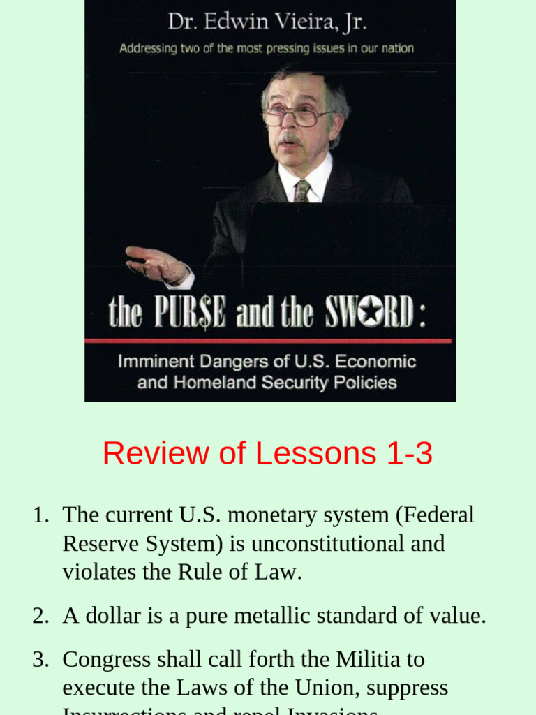 Unconstitutional U.S. Monetary System Analysis | PDF | United States ...