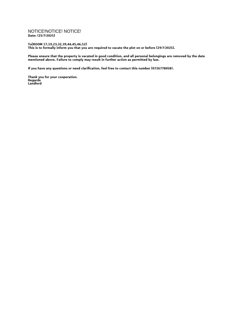 Ploti Notice | PDF