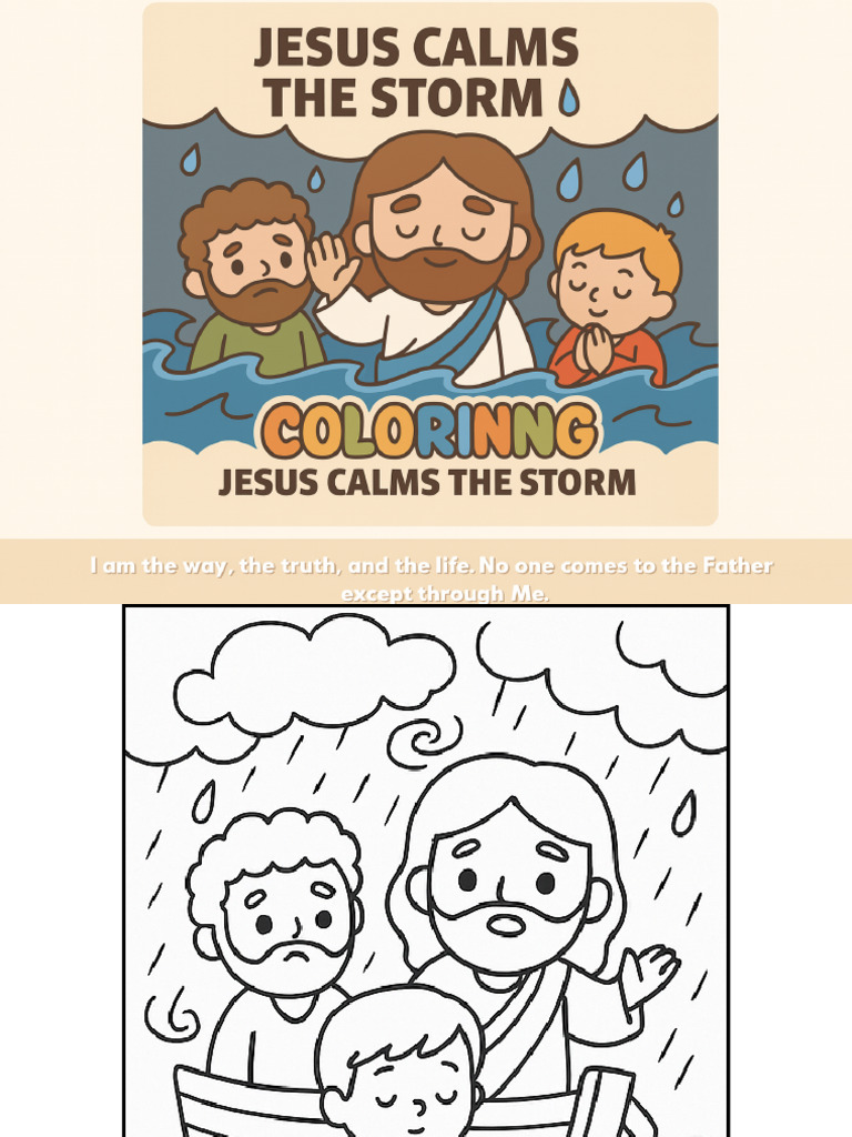 Jesus Calms The Storm | PDF
