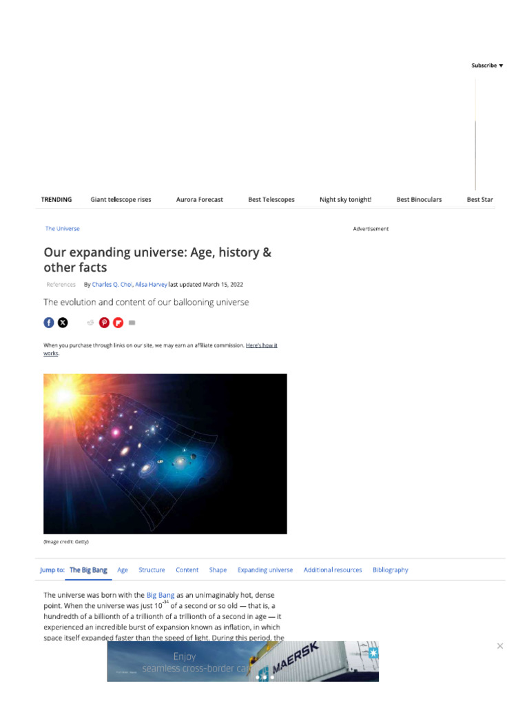 Origin of Universe | PDF