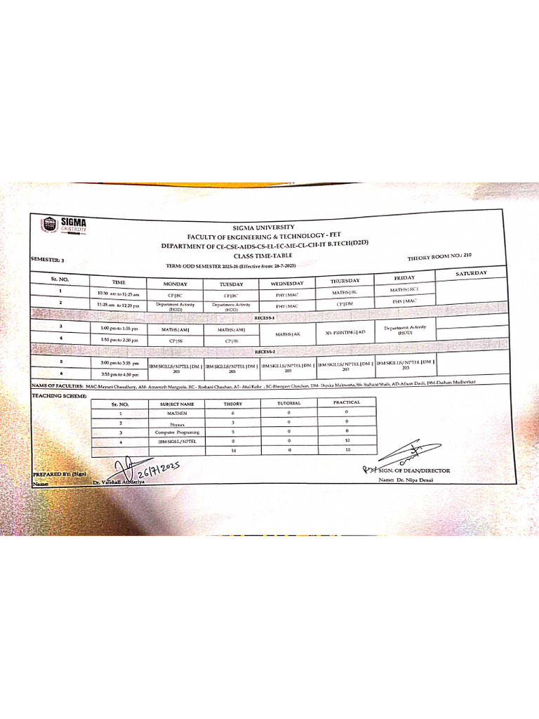 3 Sem - Bridge Course | PDF