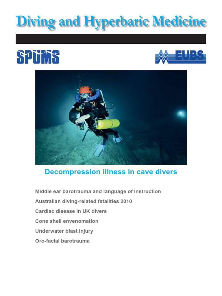 Decompression Illness in Divers Journal | PDF | Underwater Diving ...