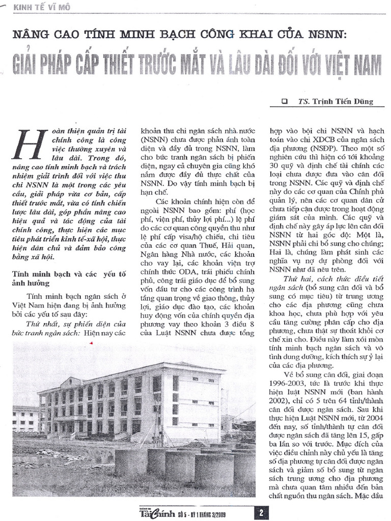 Tai Lieu Tham Khao NSNN | PDF