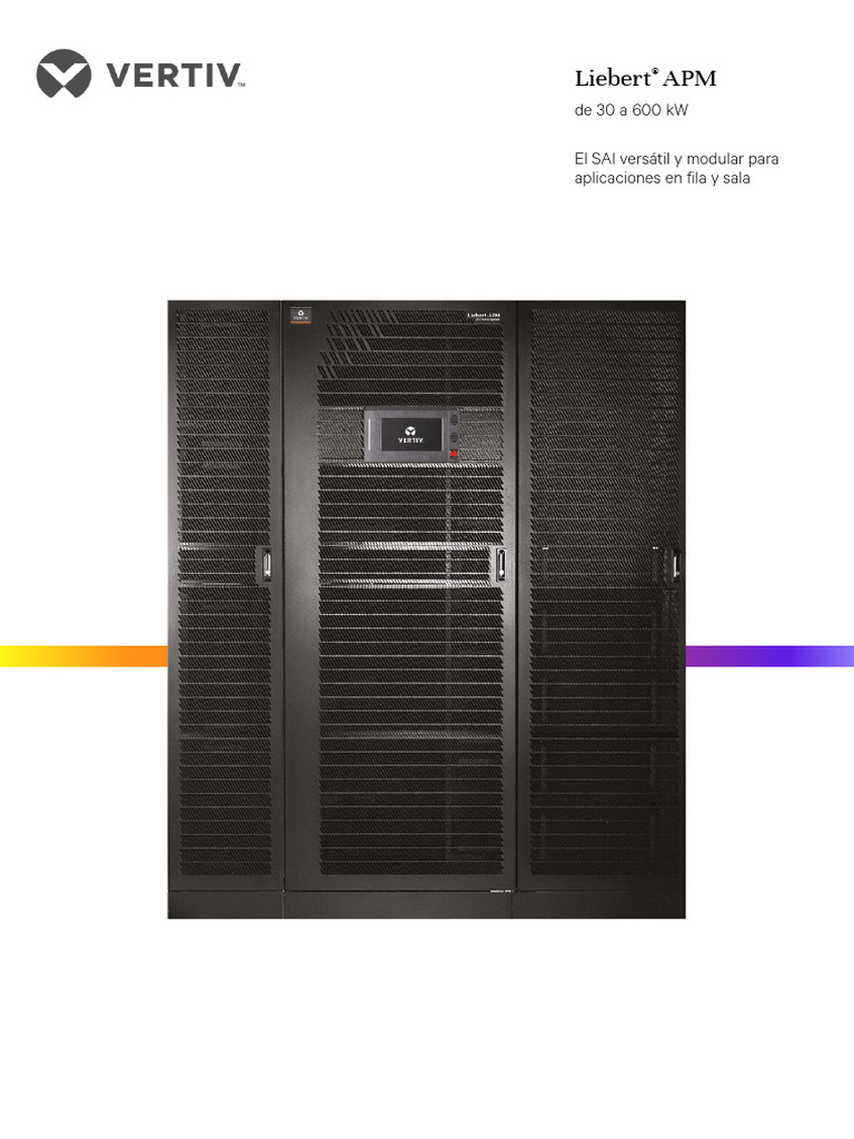 Liebert Apm 30 600 KW Brochure Spanish | PDF | Software | Escalabilidad