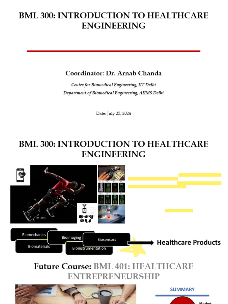 AIIMS Biomedical Engineering Course Overview | PDF | Biomechanics ...