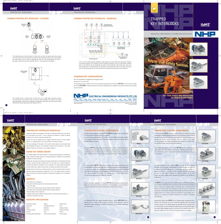 Trapped Key Interlocks: Common Trapped Key Interlock - Systems Common ...