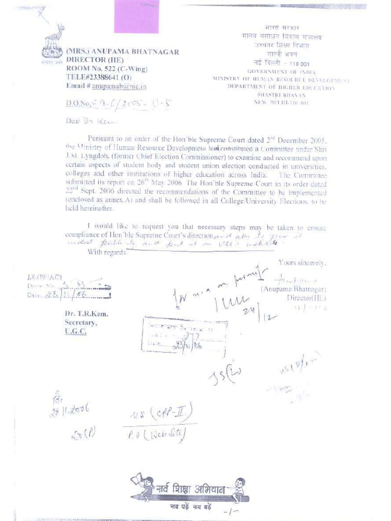 Lyngdoh Committee | PDF