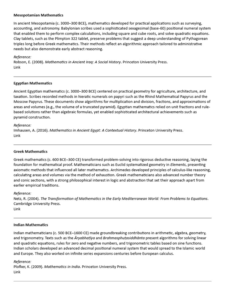 Mathematics in Diff Civilizations | PDF | Mathematics | Geometry
