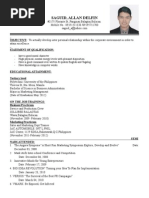 Resume Sample | PDF | Accounting | Philippines