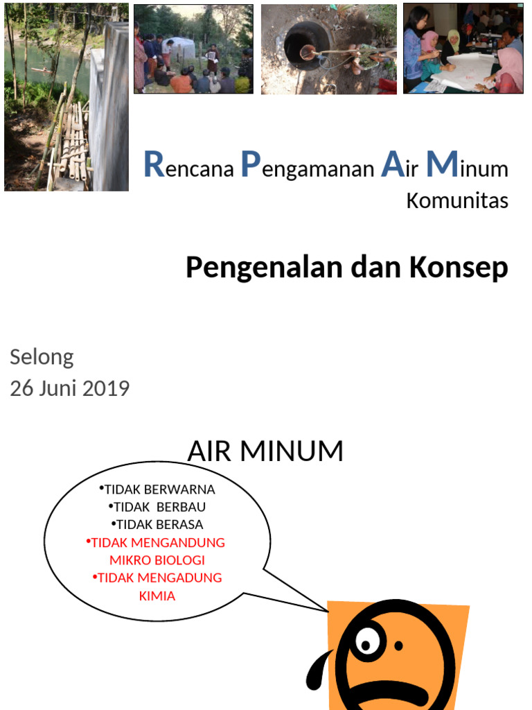 Rencana Pengamanan Air Minum (RPAM) | PDF