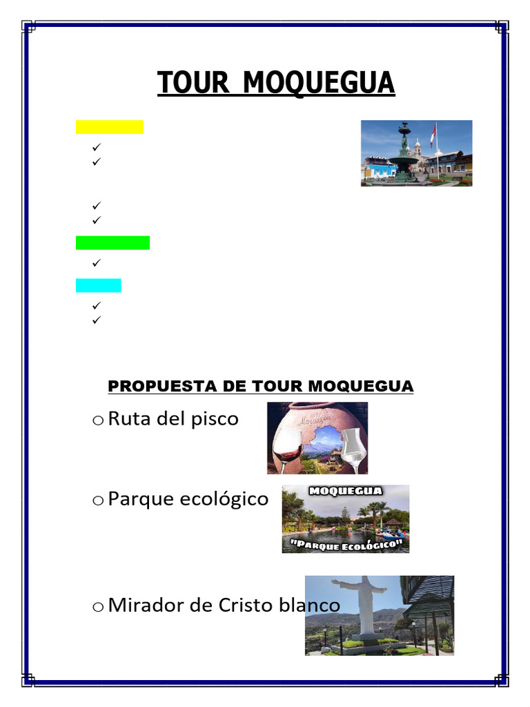 Tours Moqu | PDF