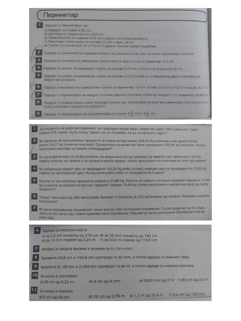 Zadaci So Merki | PDF