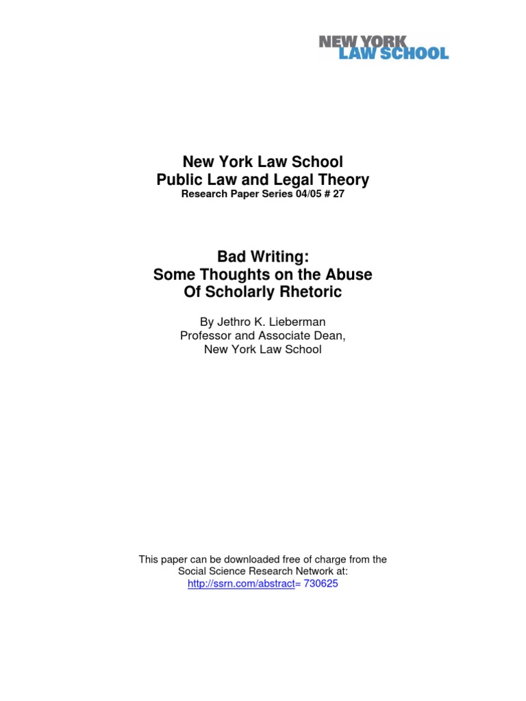 Bad Writing | PDF | Truth | Epistemology