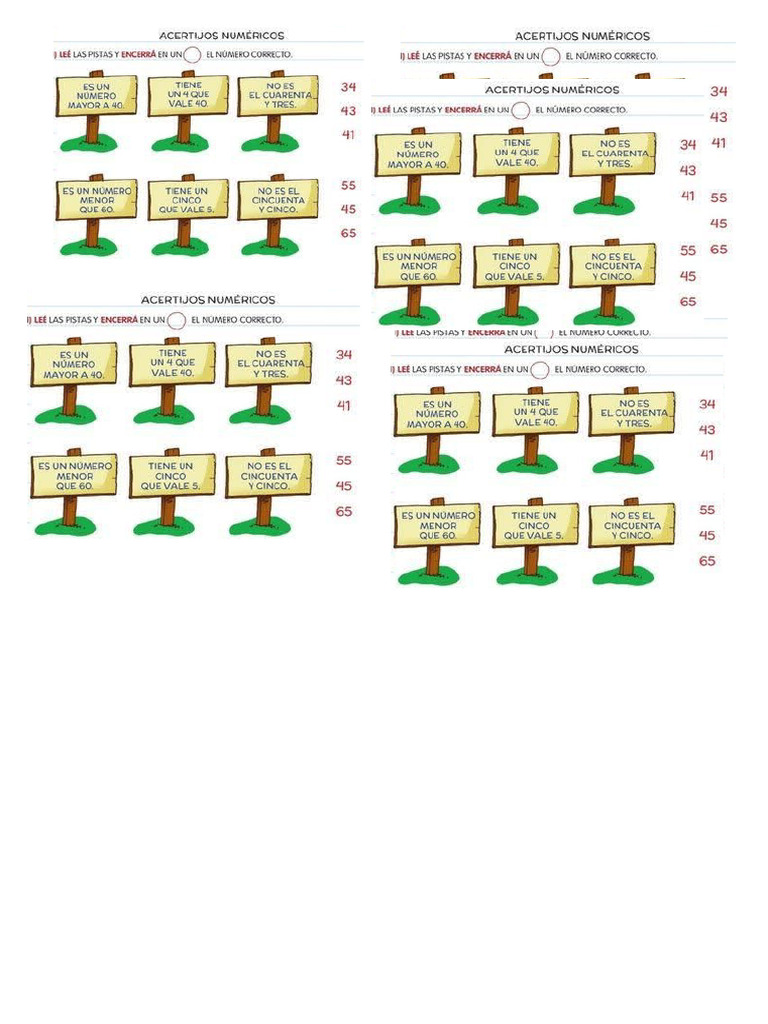 Adivinar Números | PDF