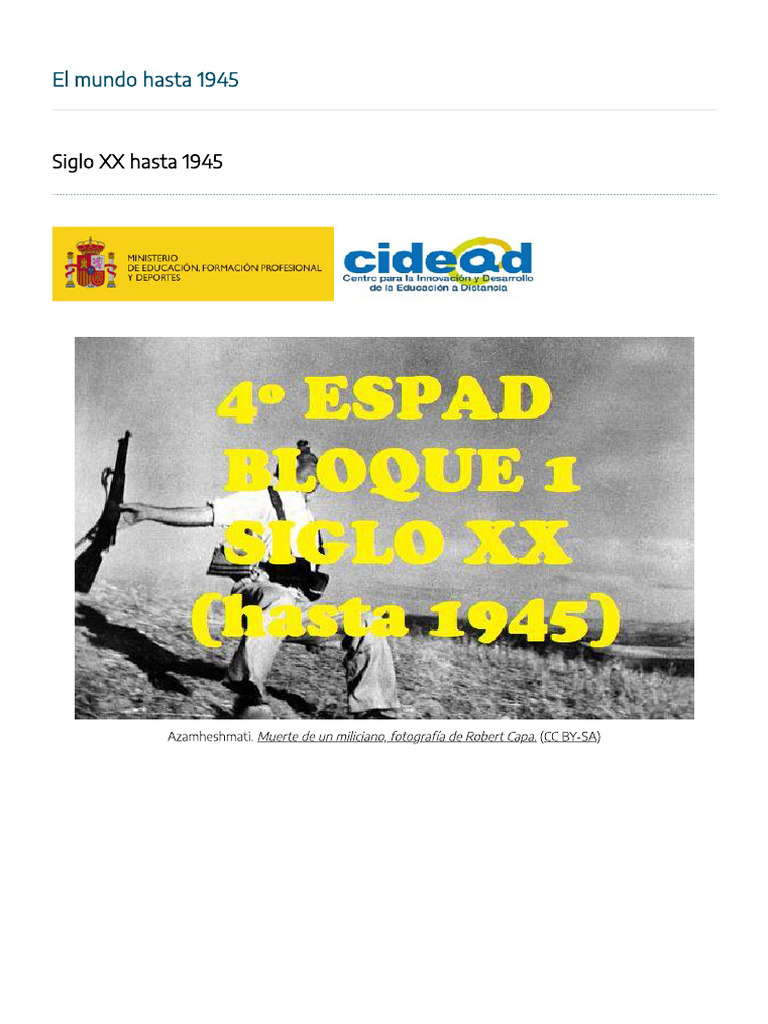 Siglo XX | PDF
