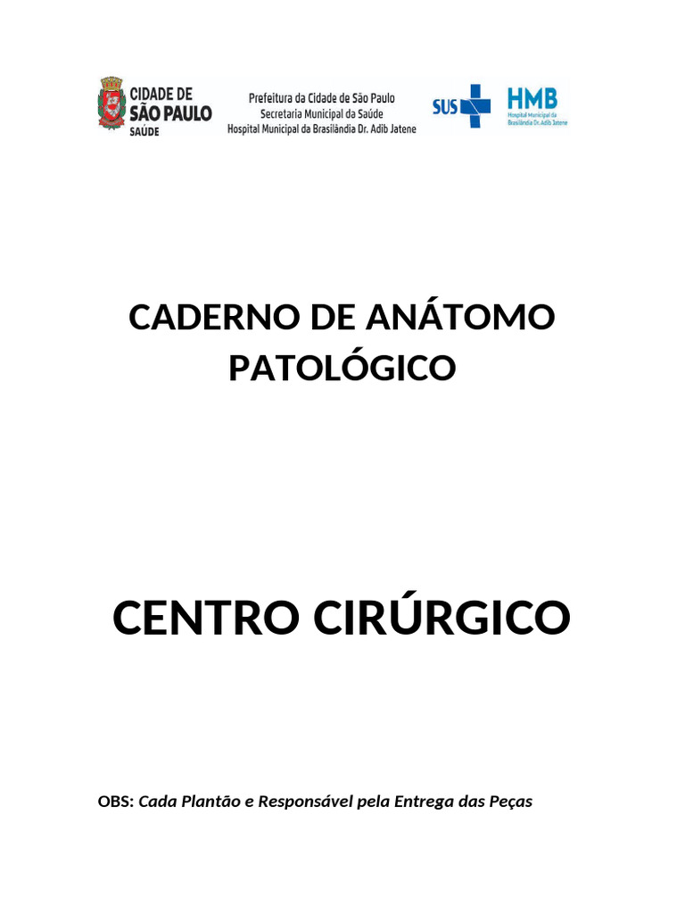 Caderno de Anátomo Patológico | PDF