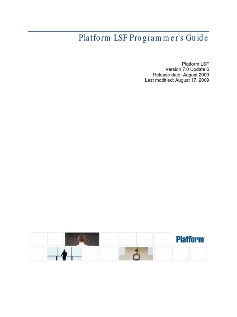 LSF Programmer 7.0u6 | PDF | Application Programming Interface | Operating System