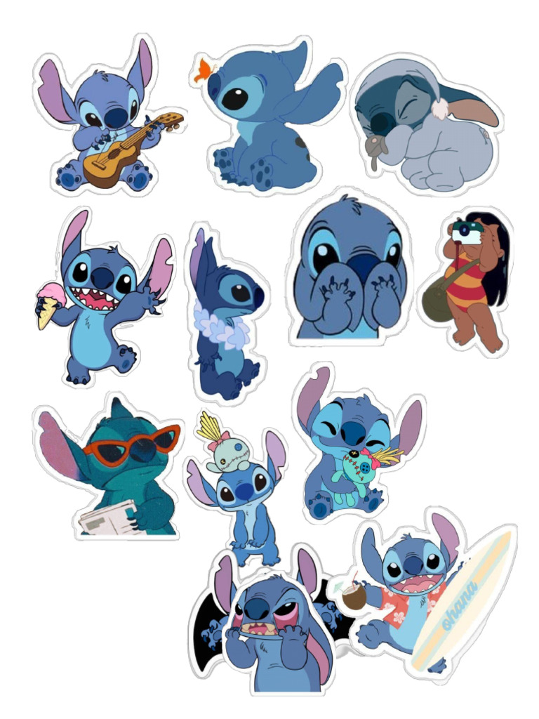 Stiker S Lilo y Stich | PDF