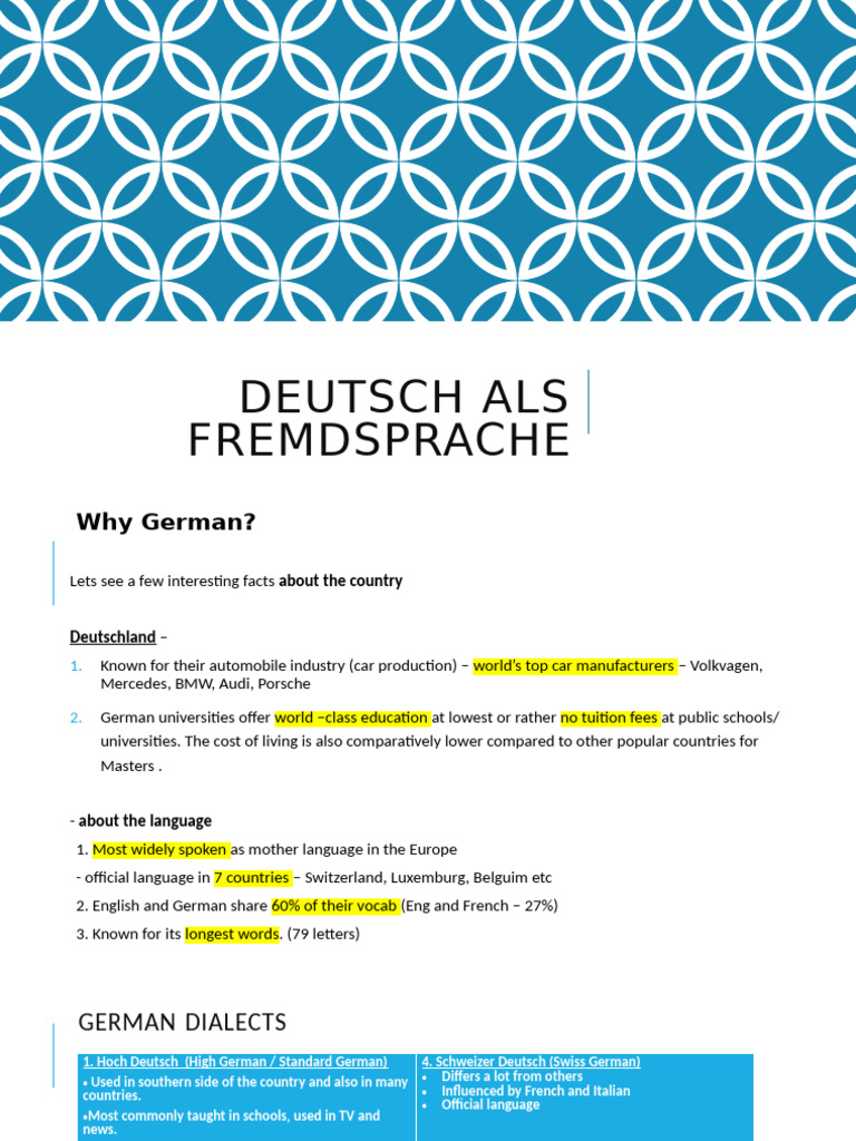 Plattdeutsch Greetings and Farewells | PDF | German Language | Cost Of ...