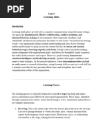 Understanding the HURIER Listening Model | PDF | Empathy | Communication