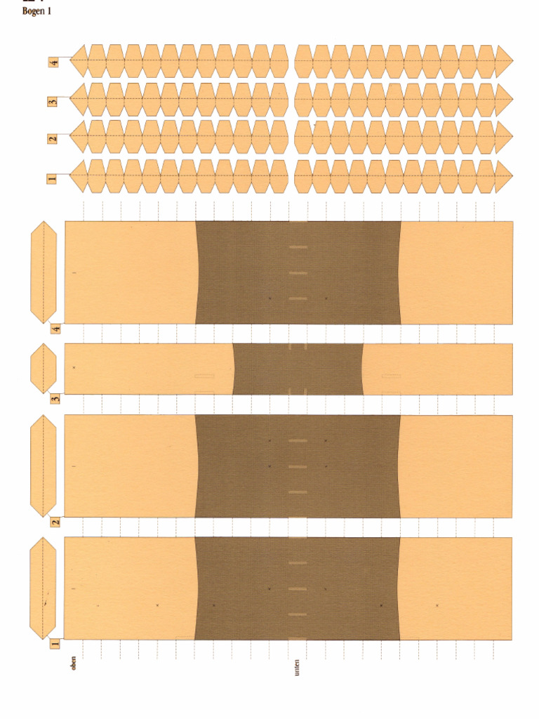 Paper Models - LZ1 Zeppelin - Templates | PDF