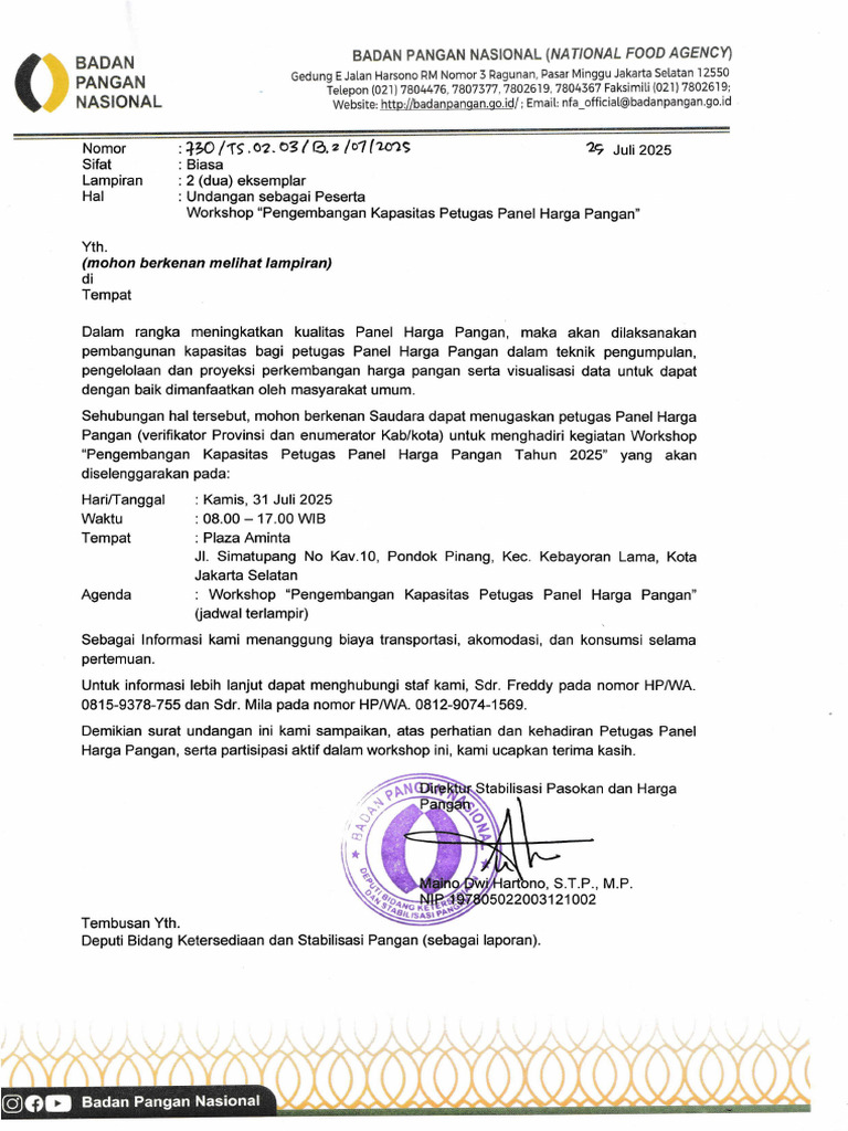 Undangan Peserta Workshop PHP Offline | PDF