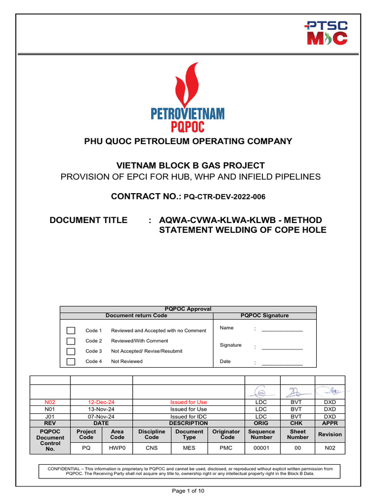 PQ Hwp0 Cns Mes PMC 00001 00 - n02 - PDF Cope Holes Method | PDF ...