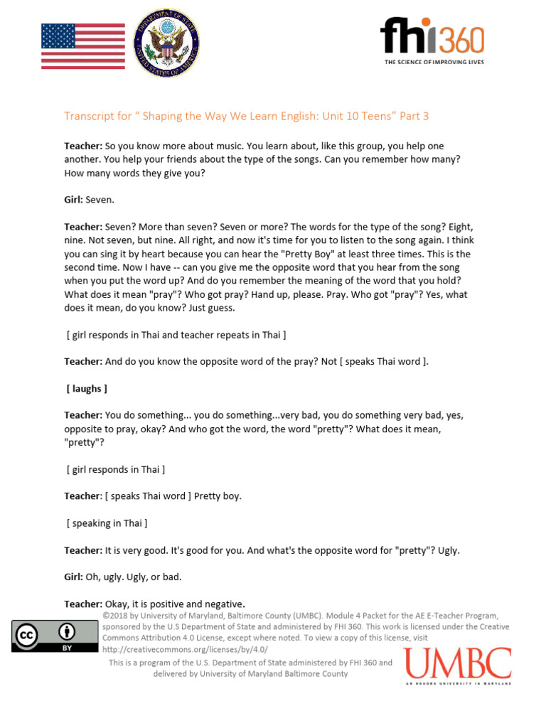 M8 8.3 Transcript Part 3 | PDF