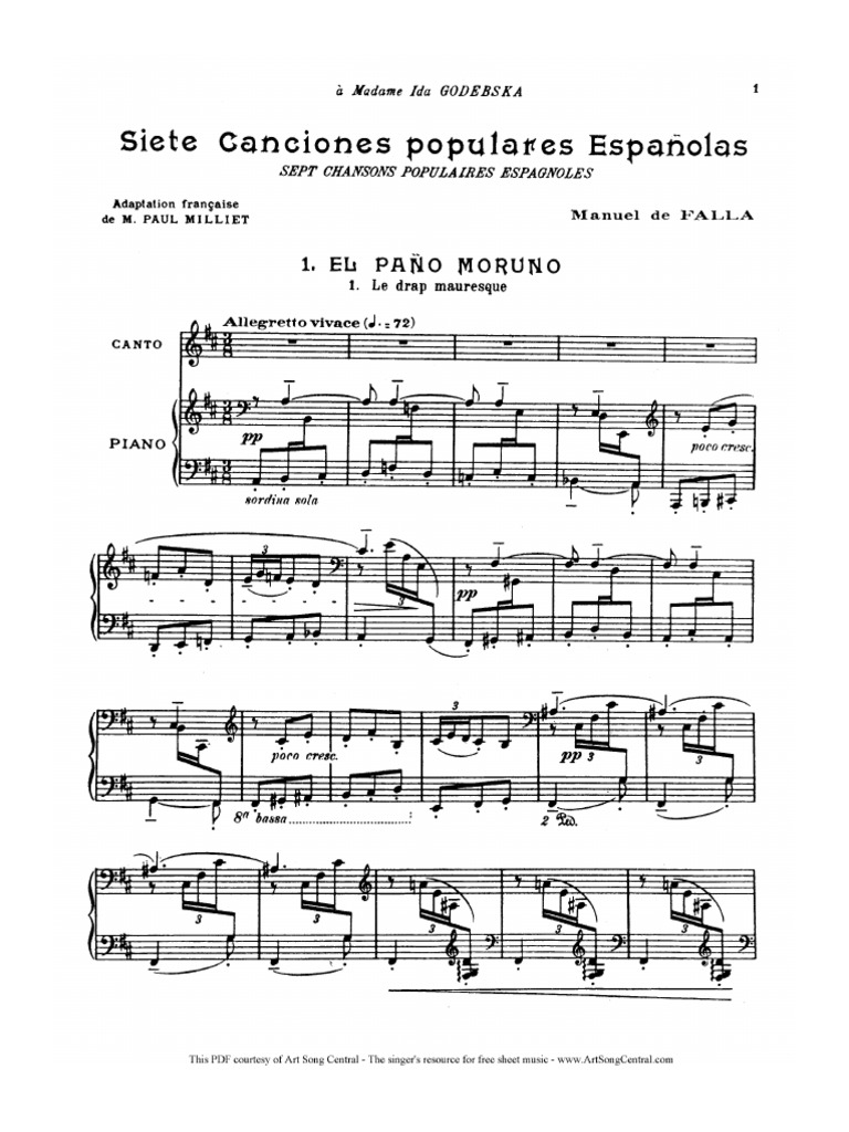 7 Siete - Canciones - Populares - Españolas | PDF