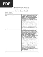 Baron-Cohen Et Al. (Eyes Test) | PDF | Theory Of Mind | Autism