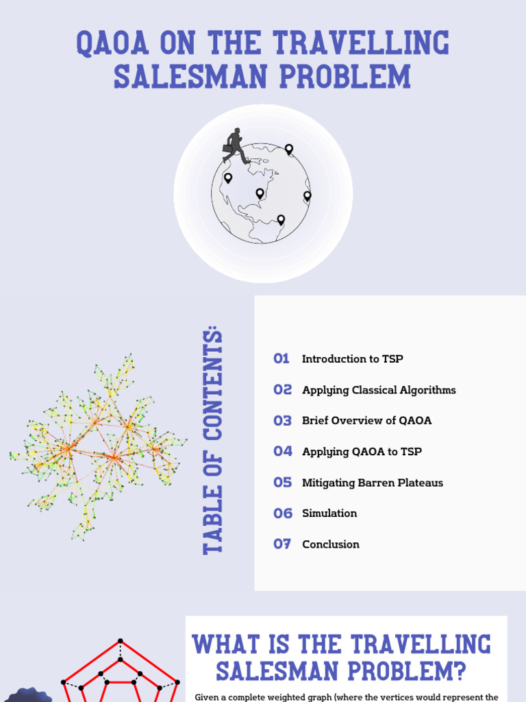 QAOA On The Travelling Salesman Problem | PDF | Quantum Computing ...