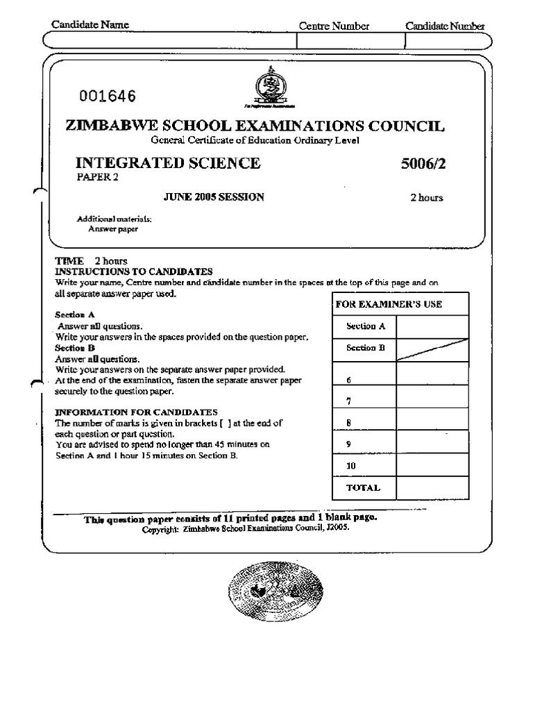 5006 Jun05 QP 2 | PDF
