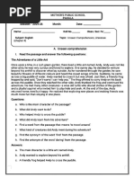 Alexander's Outing | PDF | Reading Comprehension | Cognitive Science