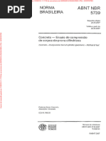 Abnt NBR 5739 2018 | PDF | Esfera | Concreto