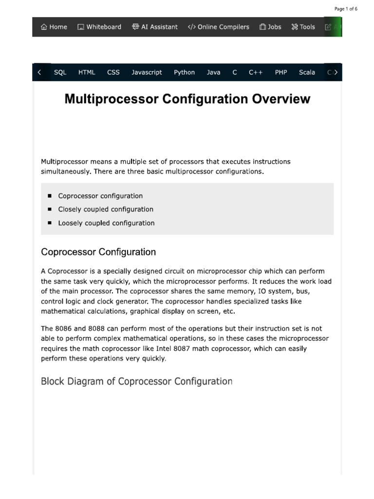 Coprocessor | PDF