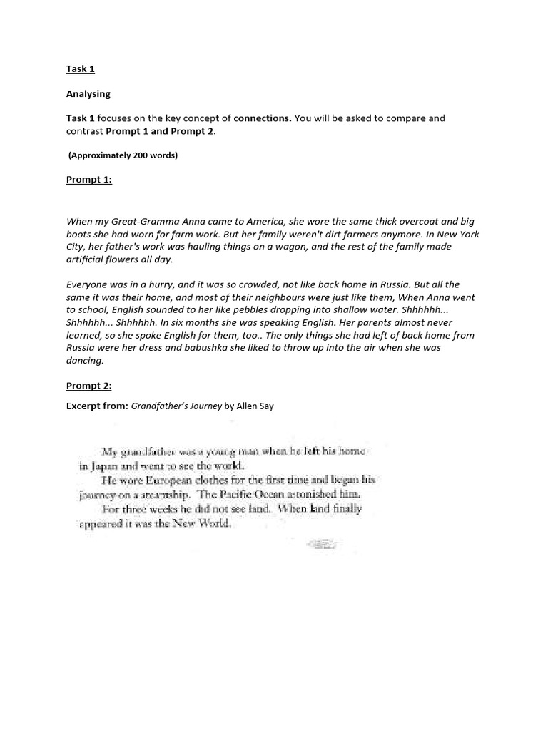 MYP 1 and 2 Practice Task 1 and 2 | PDF