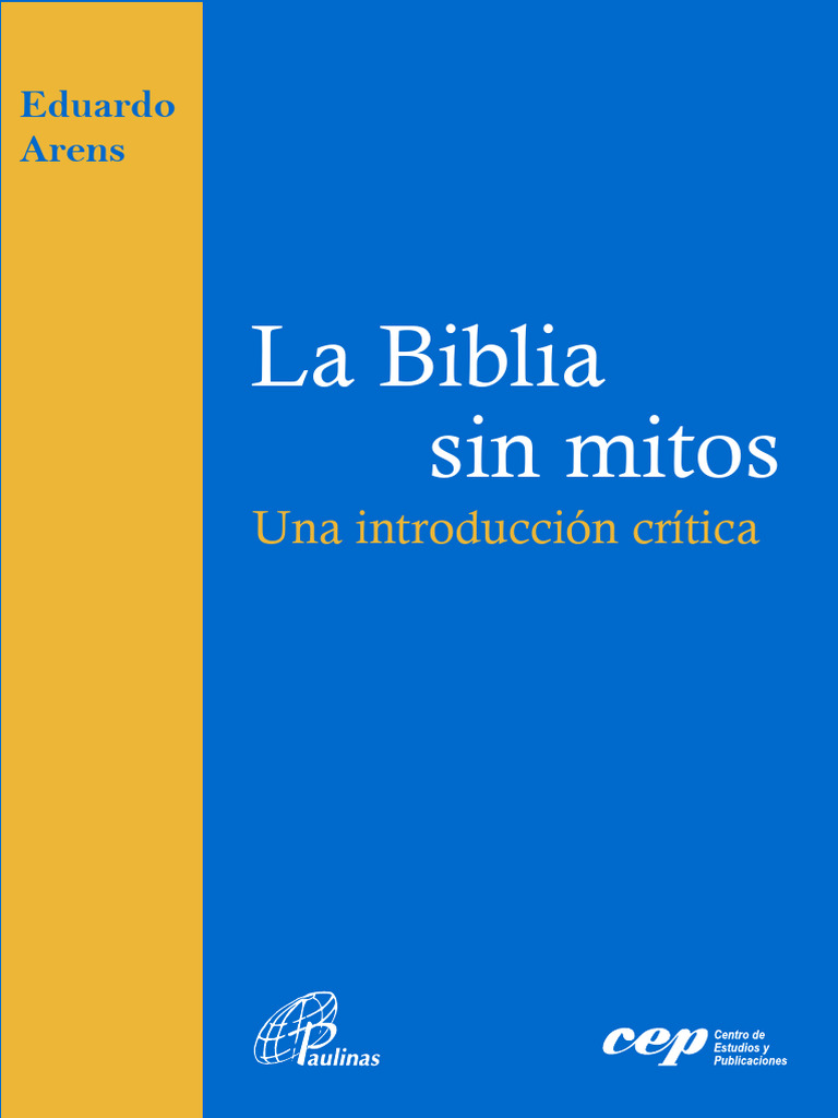 La Biblia Sin Mitos Una Introducci N CR Tica (Arens, Eduardo) | PDF | Biblia | Jesús