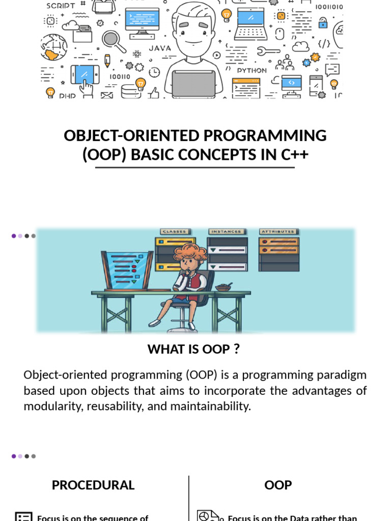 Basic Concepts Of Oop Pdf Object Oriented Programming Method Computer Programming 6903