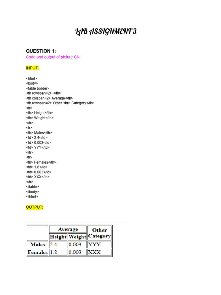 Lab Assignment 3 BANITA | PDF