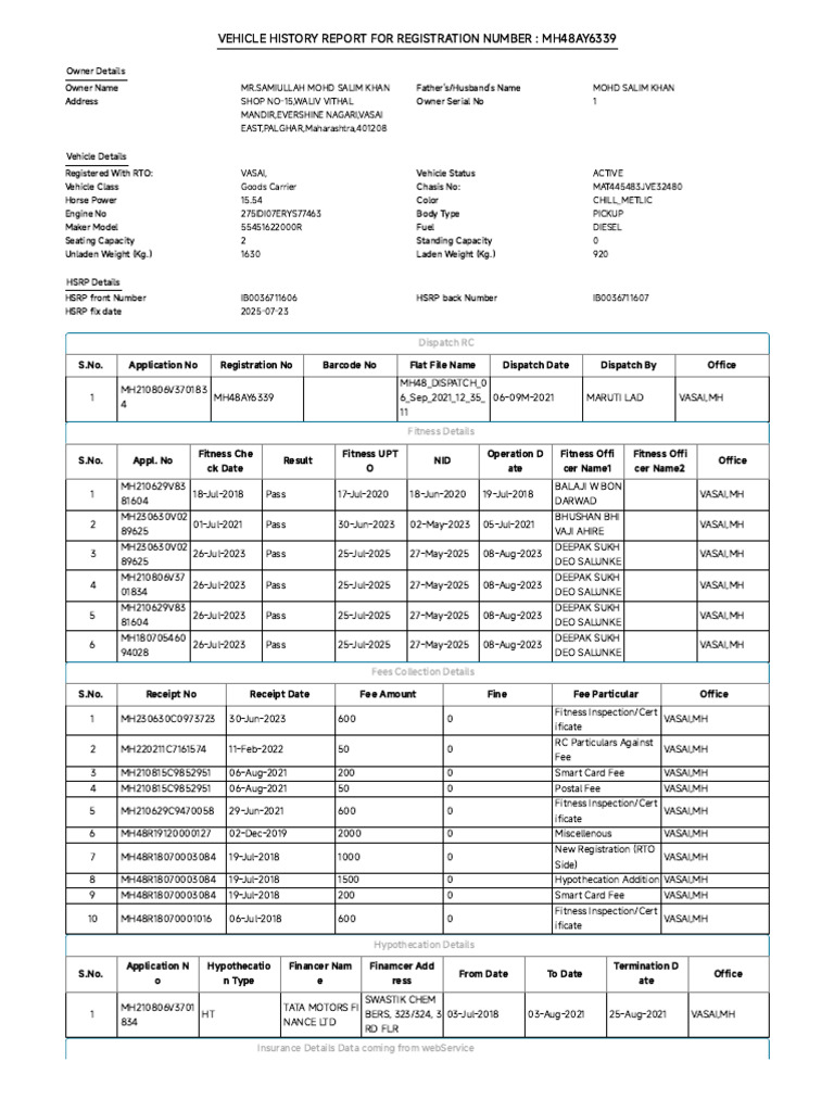 Vahan - Parivahan.gov - in Vahanservice Vahan Ui Eapplication ...