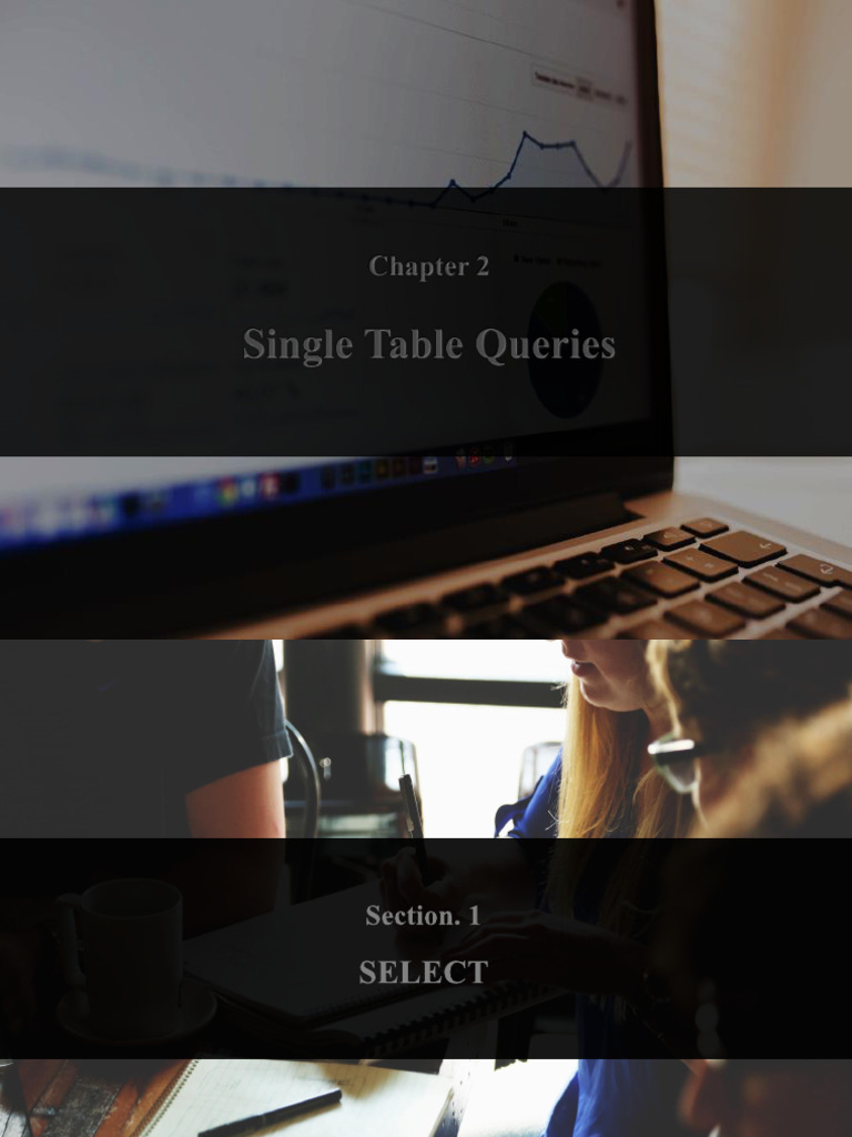 Bcis5420 Lecture+Note Ch2 Single+Table+Queries | PDF | Databases | Computer Programming
